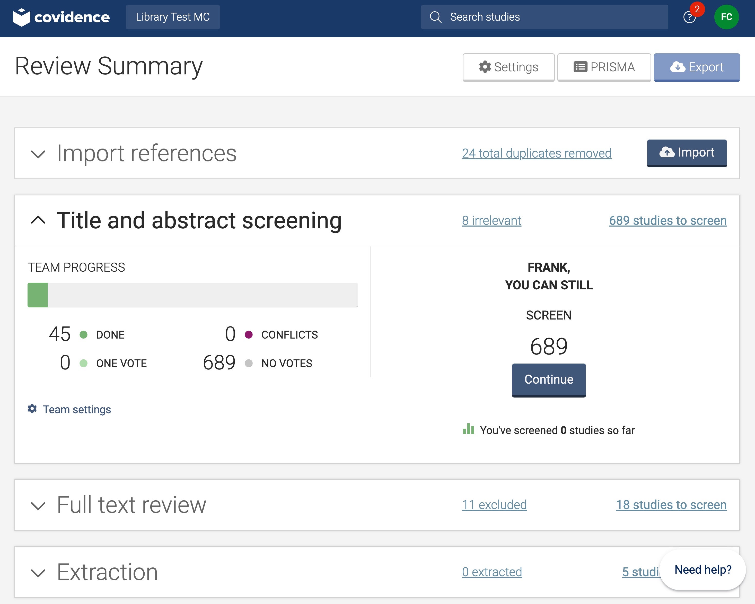 Covidence: for Systematic Reviews | Penn Libraries