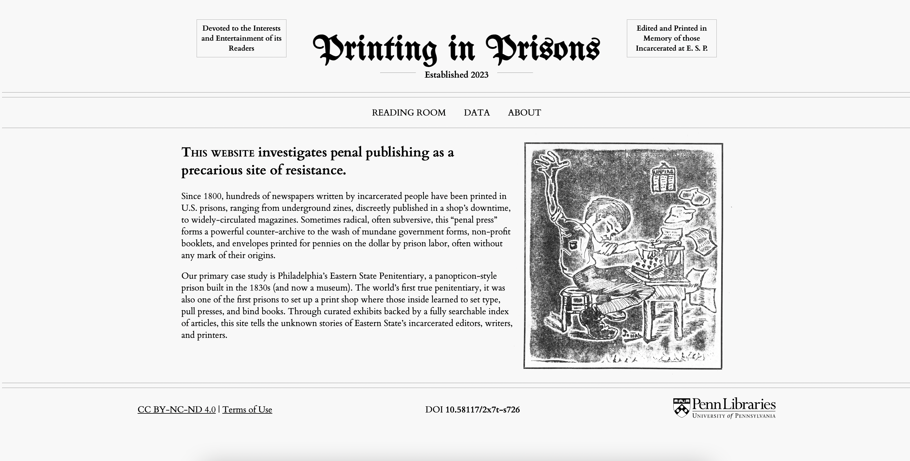 Printing in Prisons | Penn Libraries