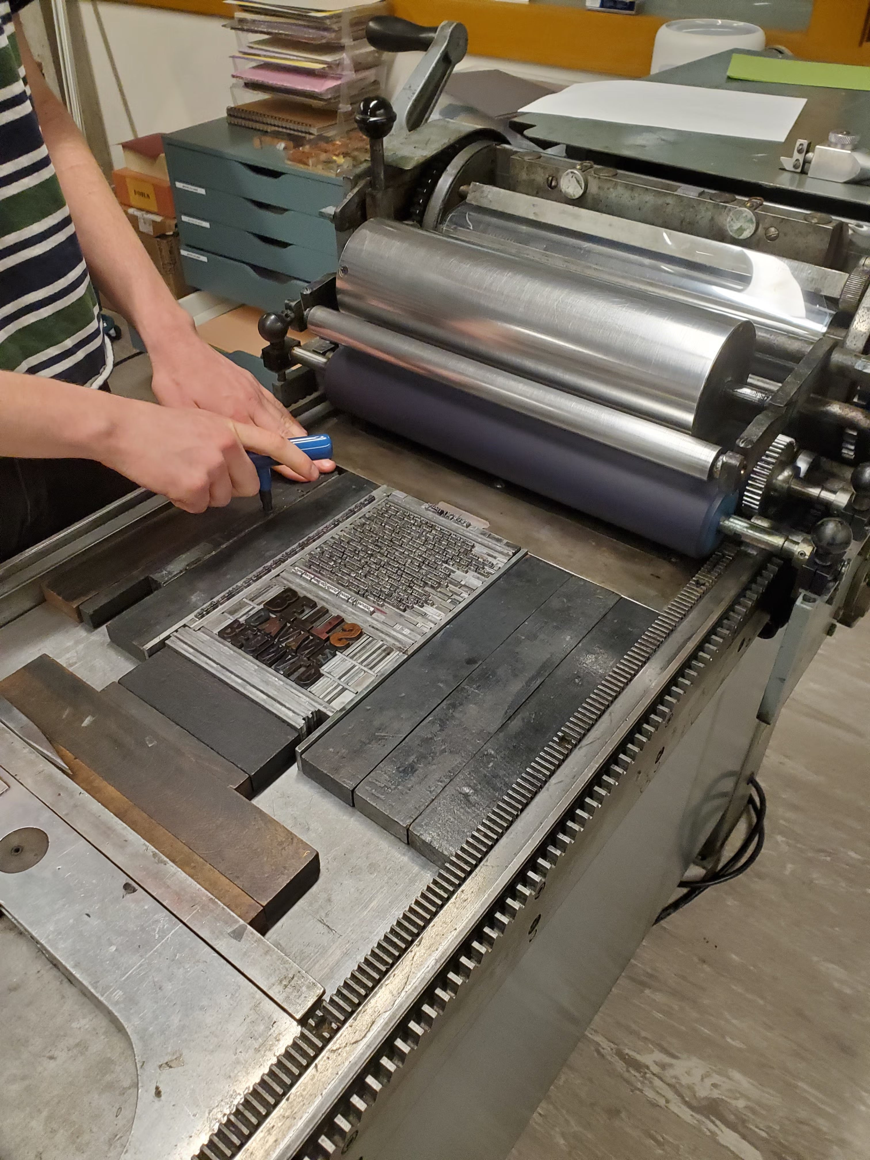 Studio Use Training: Letterpress Printing | Penn Libraries