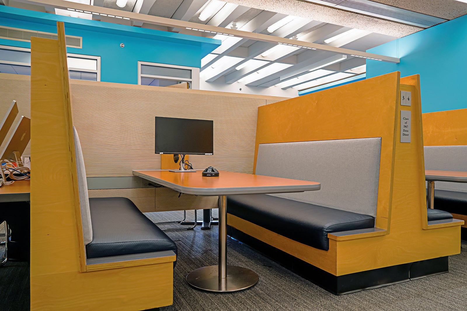 Study booths in the Weigle Information Commons | Penn Libraries