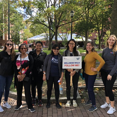 Penn Walks 2 Wellness: Go Red for Heart Health | Penn Libraries