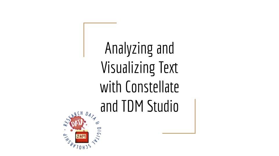 Analyzing and Visualizing Text with Constellate and ProQuest TDM Studio ...